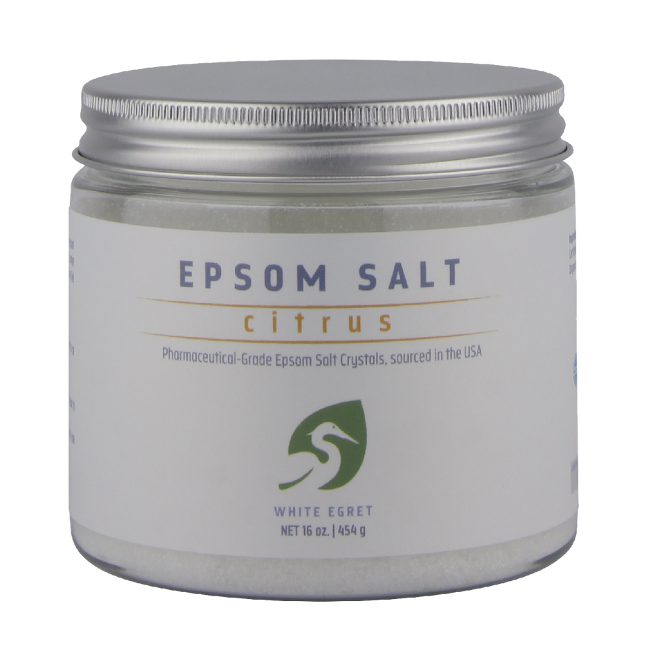 Pharmaceutical Grade Epsom Salts – White Egret Personal Care