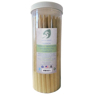 Beeswax Ear Candles for Natural Ear Candling | White Egret – White ...